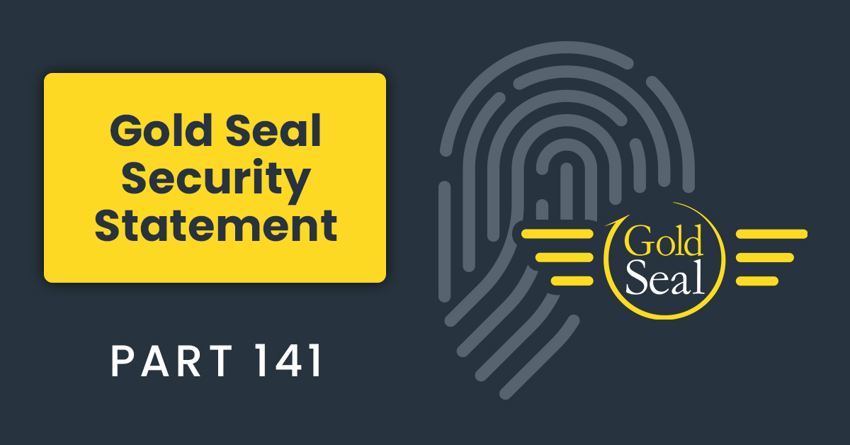 Part 141 Security Statement | Gold Seal Online Ground School